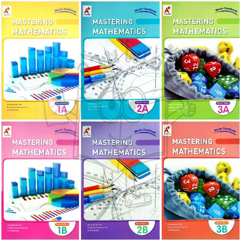 อจท. Mastering Mathematics Work-Textbook Secondary 1-3A , 1-3B /อักษร ...