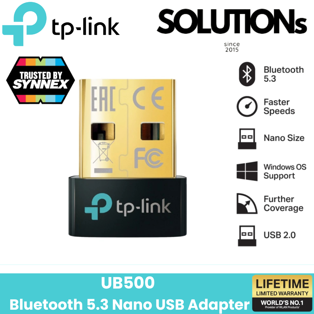 TP-Link UB500 ⚡️ตัวรับสัญญาณบลูทูธ⚡️Bluetooth 5.4 Nano USB Adapter 5.4 ประสิทธิภาพสูง รองรับ ...