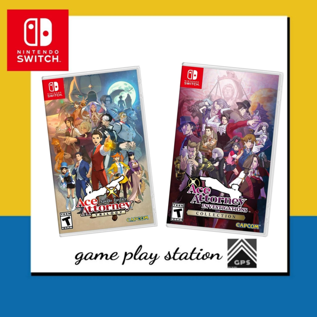 nintendo switch ace attorney trilogy / inverstigation collection ...