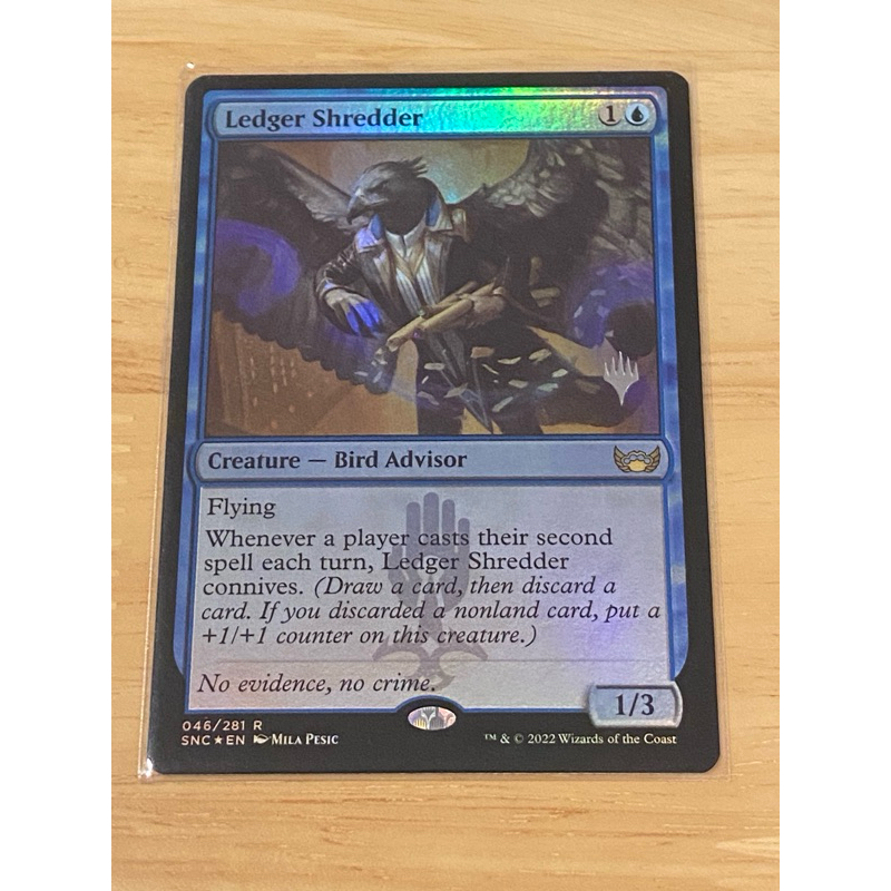 [MTG][SNC] Promo Pack Foil: Ledger Shredder (Promo Pack) การ์ดแท้ Magic The Gathering | Shopee ...