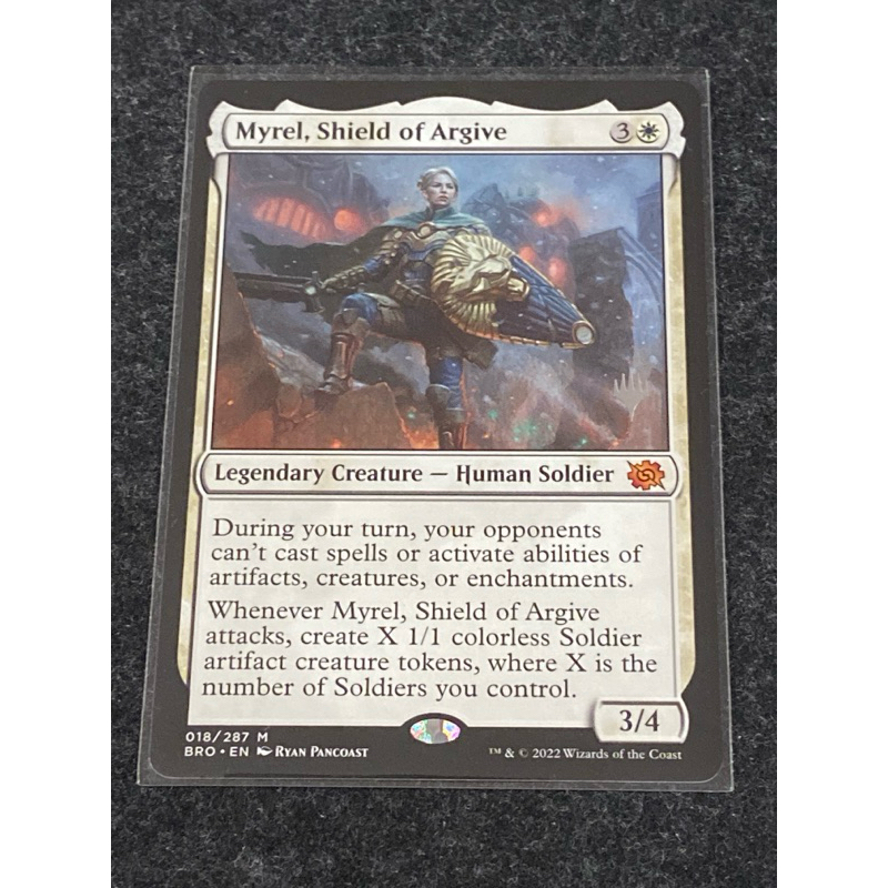 [MTG][BRO] Promo Pack: Myrel, Shield of Argive (Promo Pack) การ์ดแท้ ...