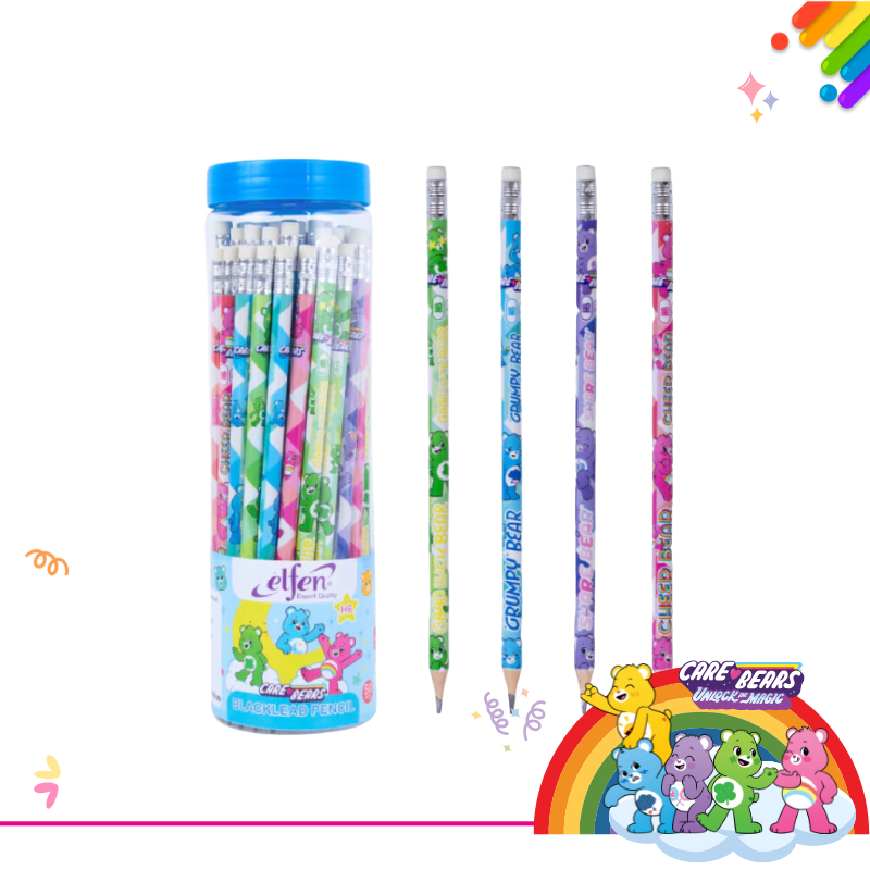 Elfen ดินสอ ดินสอดำ HB แคร์แบร์ จำนวน 50 แท่ง | Shopee Thailand