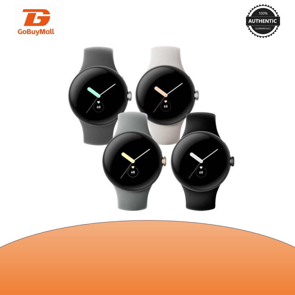 Google Pixel Watch (Bluetooth/Wifi) Matte Black case with Obsidian ...