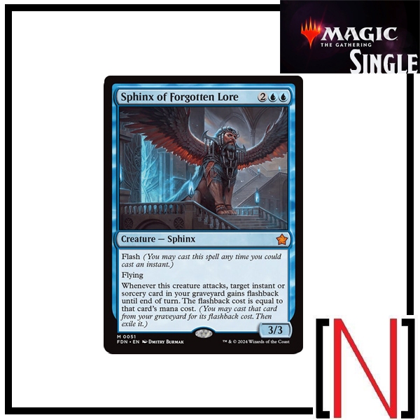 [MTG][Single][FDN] Sphinx of Forgotten Lore ระดับ Mythic [ภาษาอังกฤษ] | Shopee Thailand
