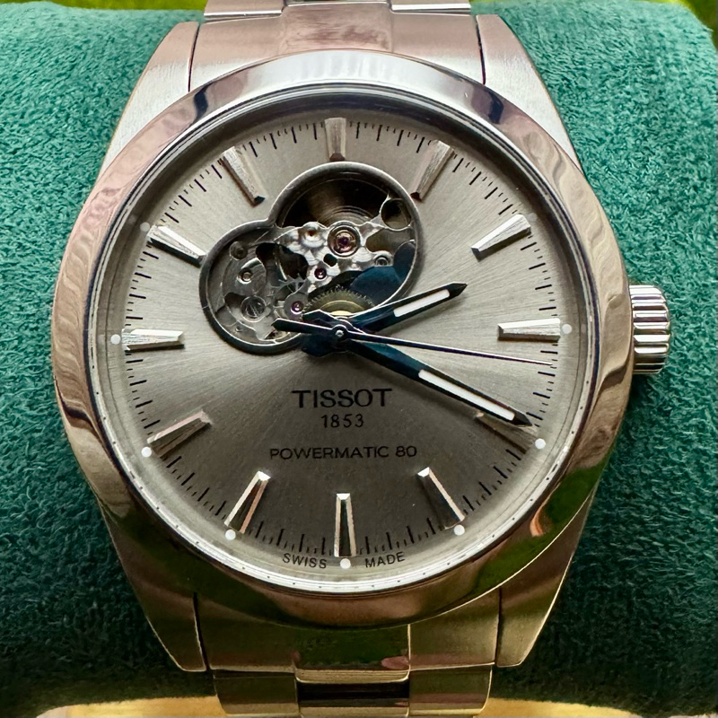 TISSOT GENTLEMAN POWERMATIC 80 OPEN HEART T127.407.11.081.00 | Shopee Thailand