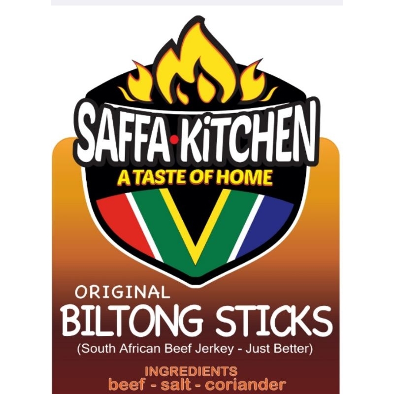 Saffas Kitchen Beef biltong sticks 200 grams | Shopee Thailand