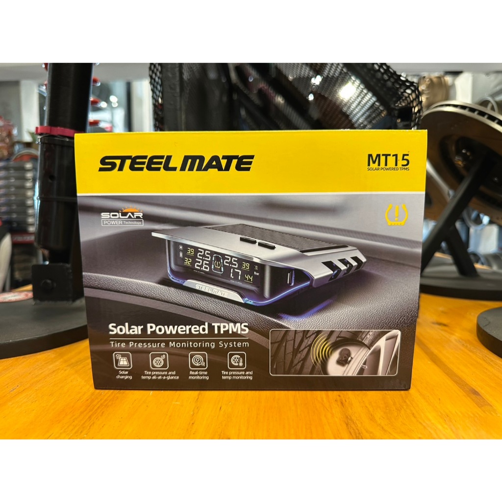 Steelmate TPMS รุ่น MT15 เครื่องวัดลมยางอัตโนมัติ พร้อมจุ๊บเซ็นเซอร์ ...