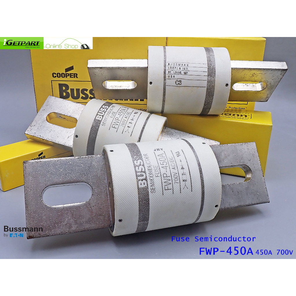 Bussmann ฟิวส์ Semiconductor FWP - 450A Industrial HRC Fuse 450A 700V ...