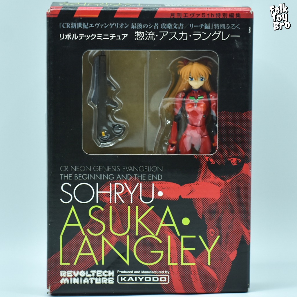 EVANGELION "Asuka Langlay" REVOLTECH MINIATURE KAIYODO JAPAN Rare ...