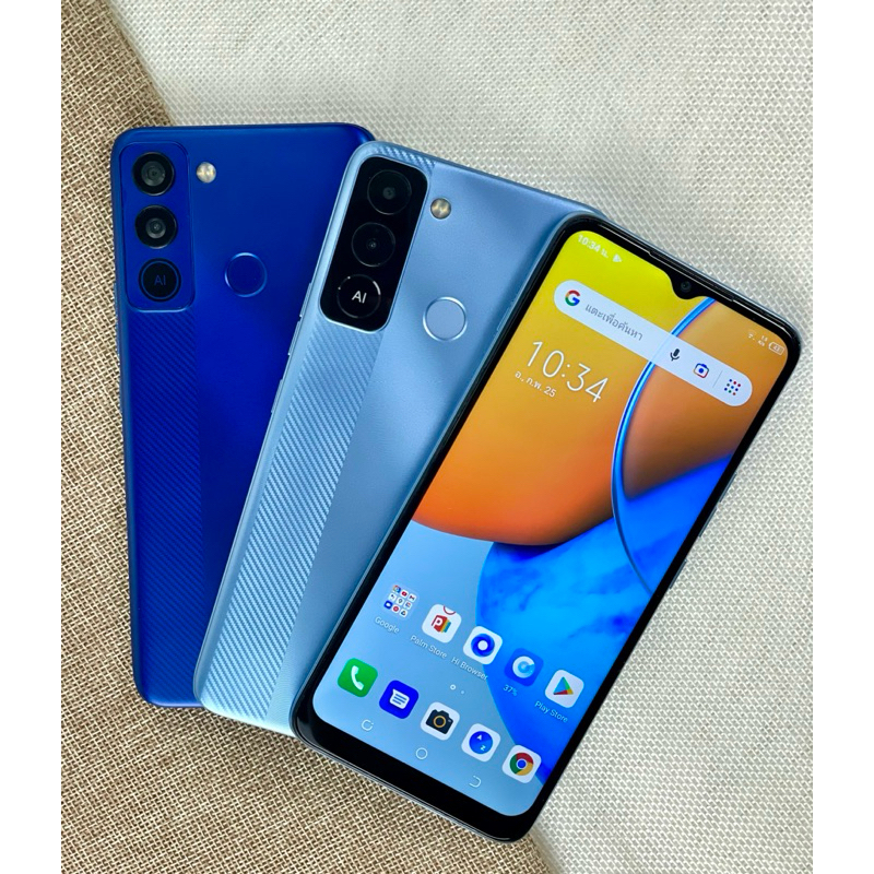 Tecno pop5 Lteจอ6.52เครื่องสวยสแกนนิ้วได้ รองรับทุกแอพการใช้งานสภาพดี ...