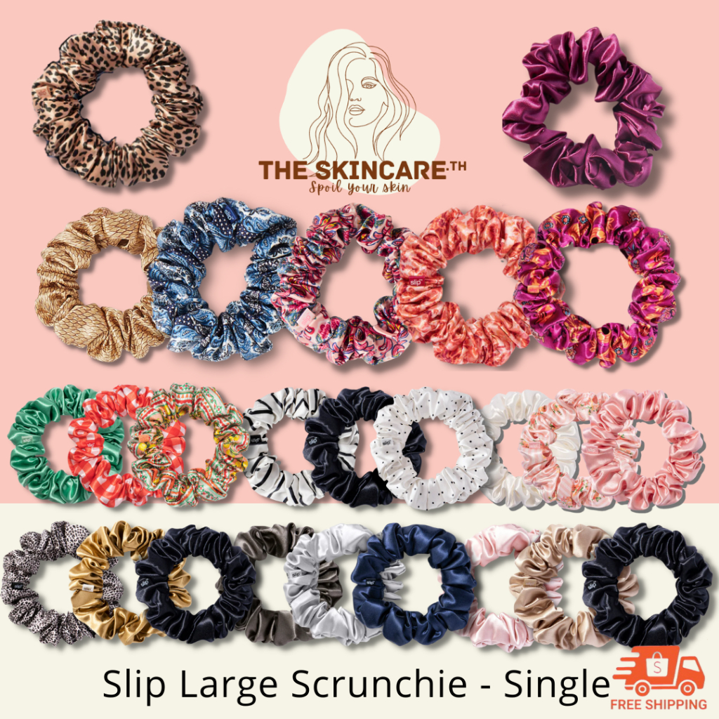 🔥โค้ดVDOลดเพิ่ม 40%🔥 TheSkincare.TH | Slip Large Scrunchie - Single ยาง ...