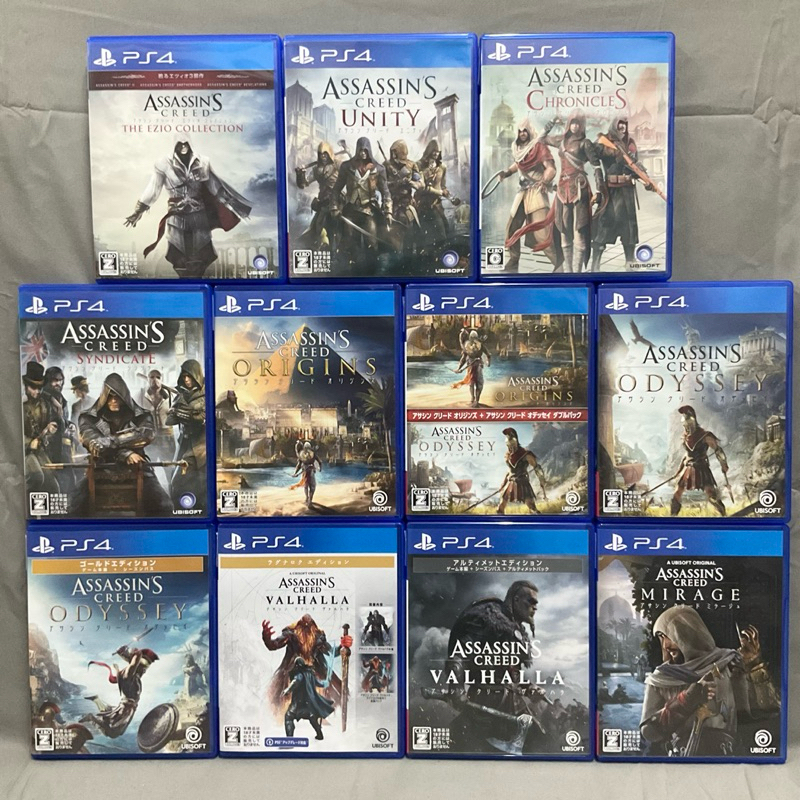 แผ่นแท้ [PS4] รวมทุกภาค Assassin's Creed (Japan) Unity Syndicate ...