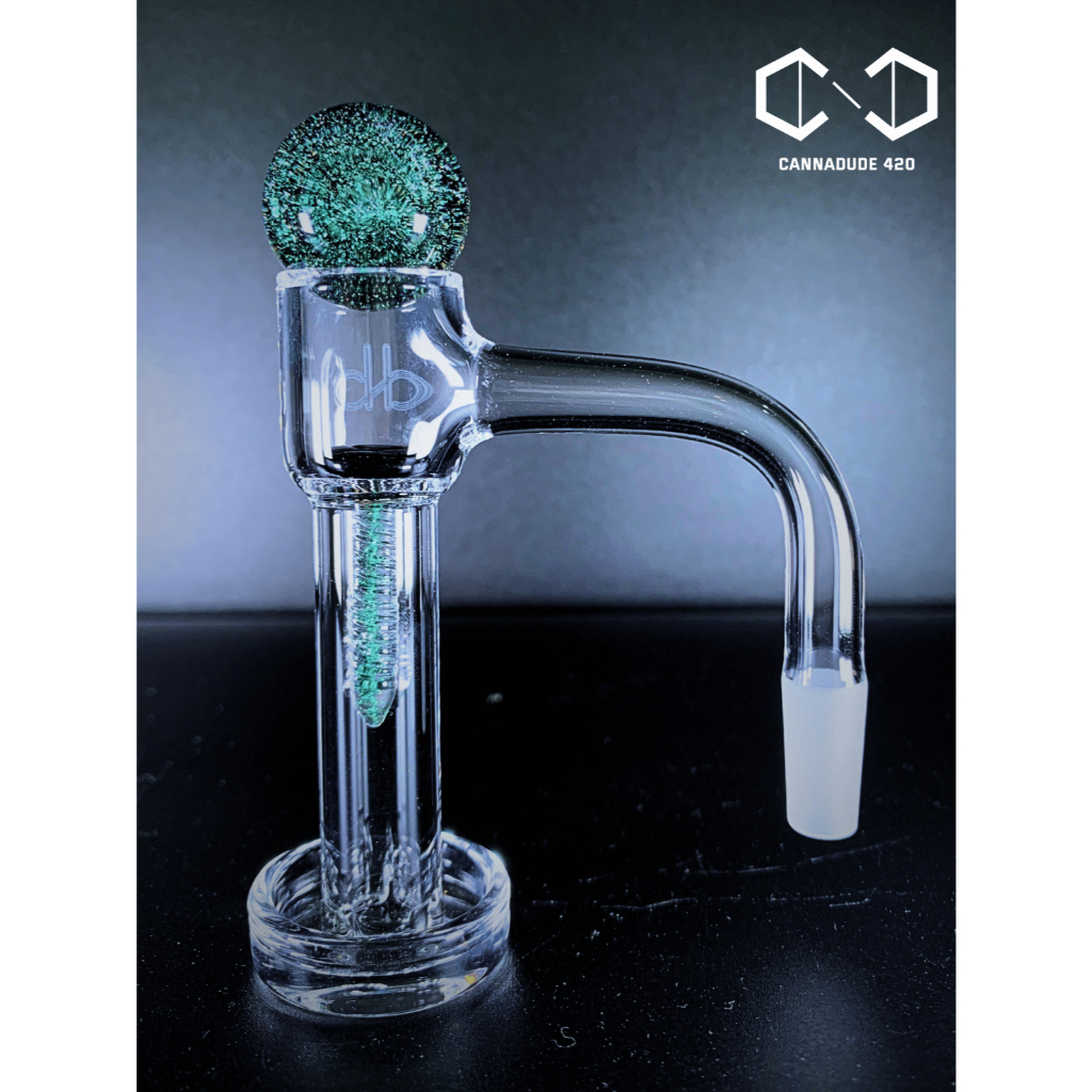 Galaxy Dichro Glass Terp Screw Marble Set 22mm GTS35 Carb Cap For ...