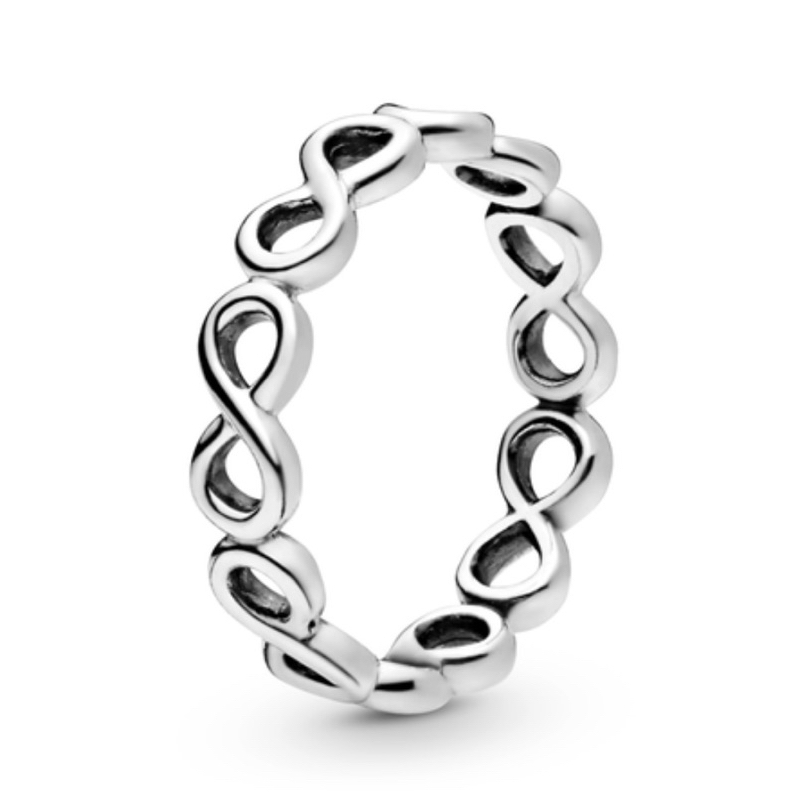 (ของแท้💯 พร้อมส่ง)Pandora Infinity Silver Ring แพนโดร่าแหวนอินฟินิตี้ ...