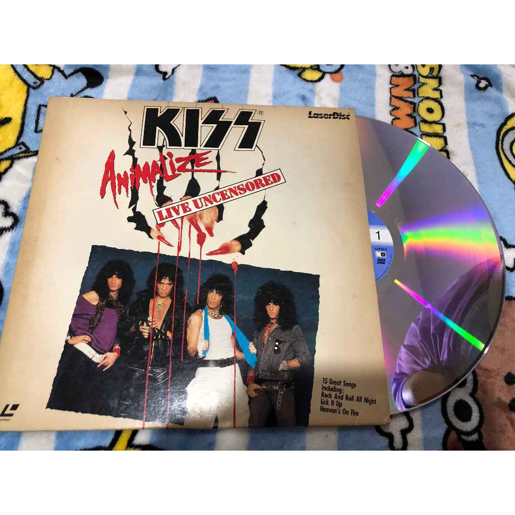 แผ่นเสียง Kiss – Animalize Live Uncensored ขนาด 12 นิ้ว LD A1 | Shopee ...