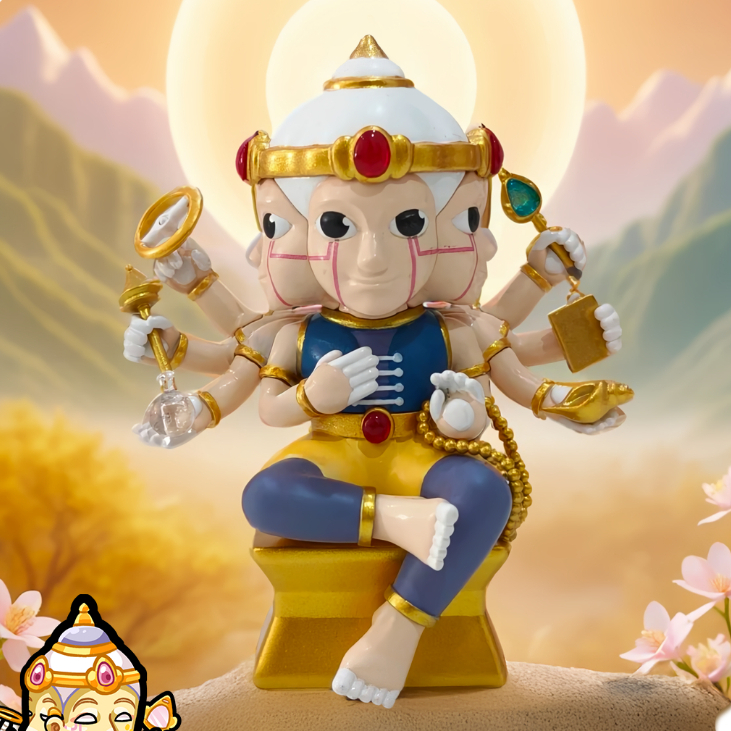 พระพรหม ร่ำรวย รุ่งเรือง มั่นคง Tiny Little Deva Art Toys เกม Deva: Tower Defense | Shopee Thailand
