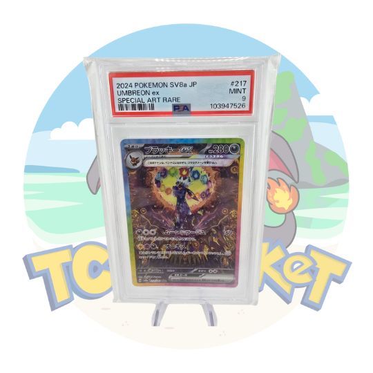 Pokemon Card "Umbreon EX SAR PSA 9 217/187" JAP sv8a | Shopee Thailand