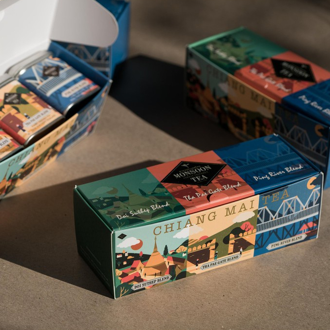 Chiang Mai Blends Tea Box Set ชุดชาสุดพรีเมียมที่รวบรวมรสชาติและกลิ่นหอมอันเป็นเอกลักษณ์ของ ...