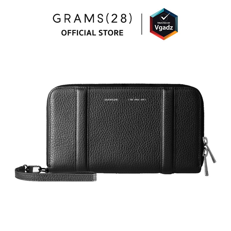 GRAMS(28) - กระเป๋าสตางค์ รุ่น 105 Essential Zip Wallet | Shopee Thailand