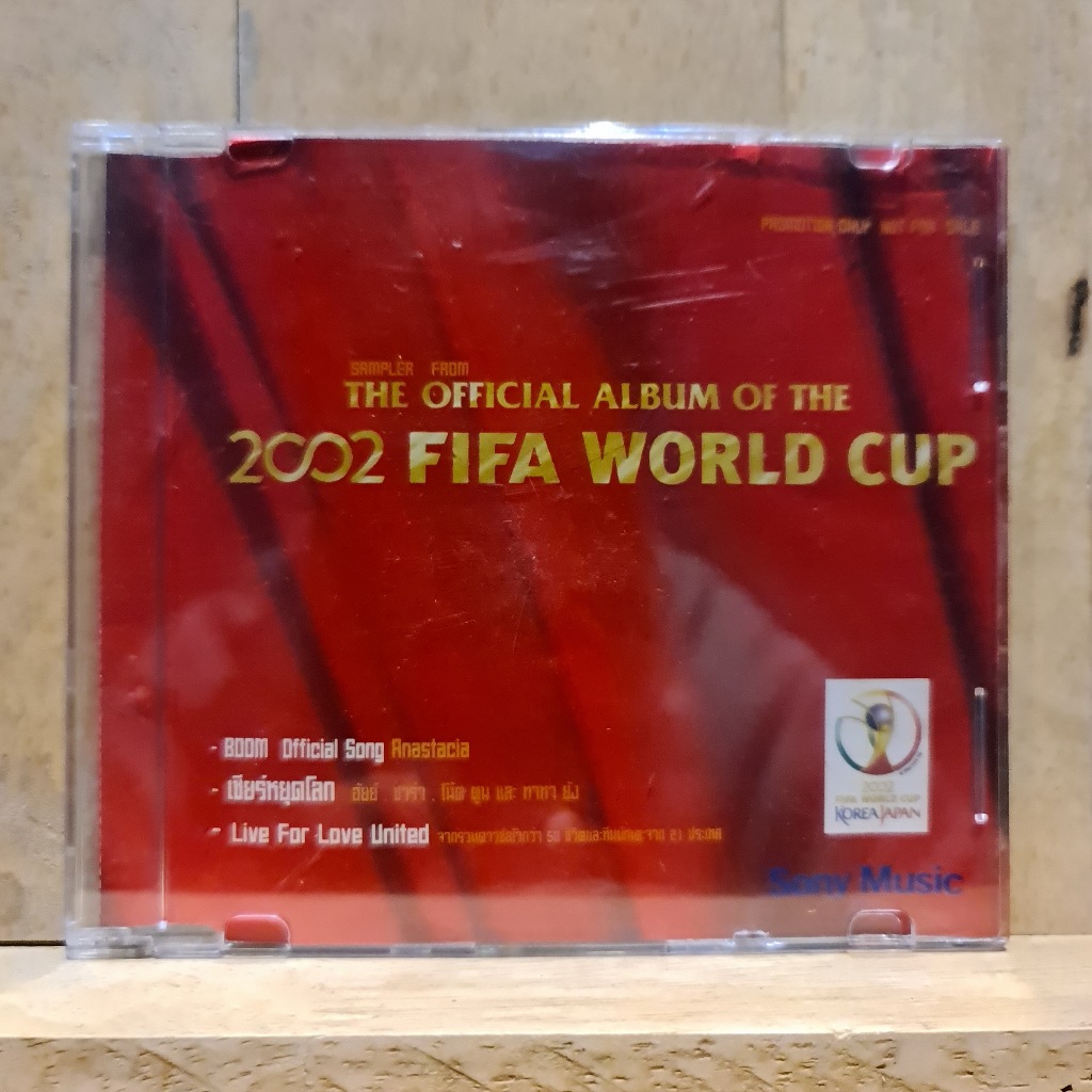 CD ซีดีเพลง The Official Album Of The 2002 Fifa World Cup แผ่นโปรโมท ...
