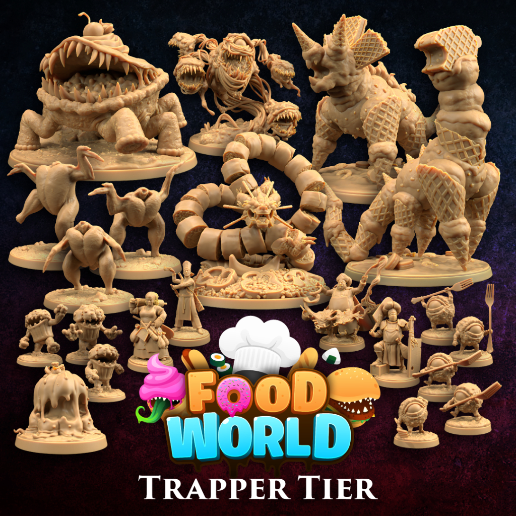 Food World - โมเดลสำหรับ DnD miniature, [Made to order ส่งพัสดุภายใน 1 ...