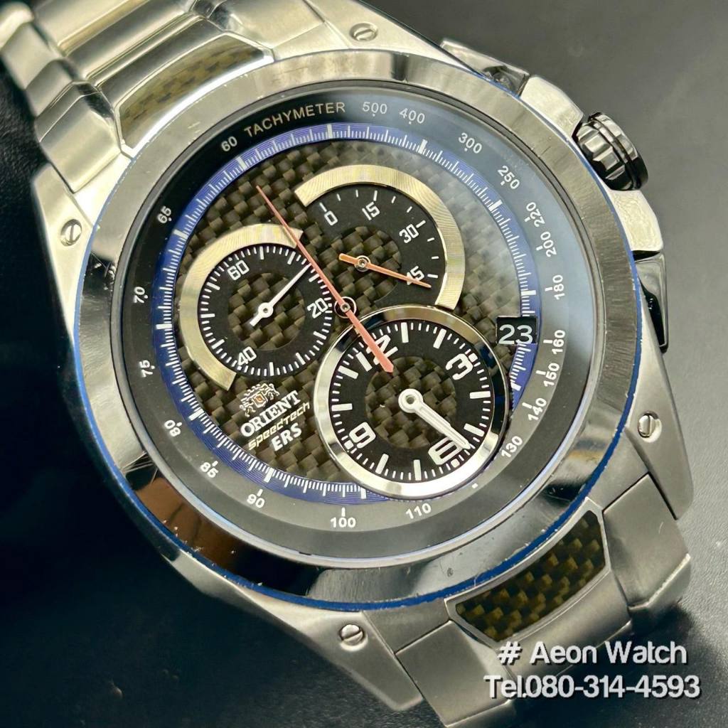 Orient Speed Tech ERS Chronograph Rare Made in Japan รุ่น KT00-D0-B | Shopee Thailand