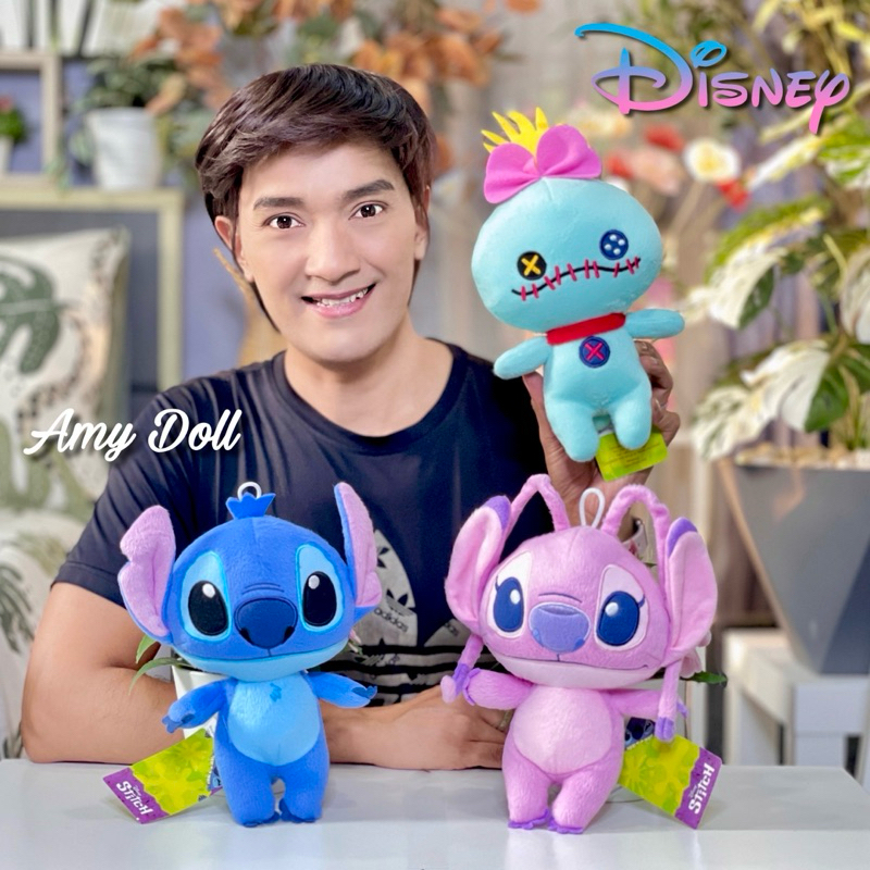 ตุ๊กตาสติช Stitch แองเจิ้ล สกรั้ม Size 9นิ้ว ลิขสิทธิ์แท้ Disney ...