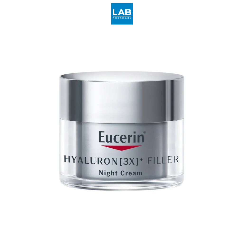 Eucerin Hyaluron (3X) Filler Night Cream 20 ml. ยูเซอริน ไฮยาลูรอน (3เอ็กซ์) ฟิลเลอร์ ไนท์ ครีม ...