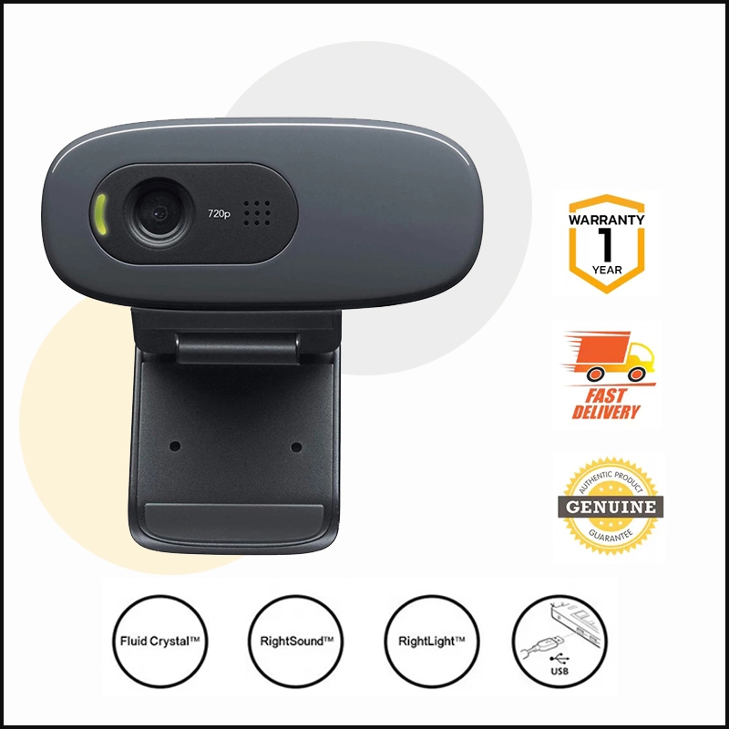 C270 HD 720p Webcam การแก้ไขสภาพแสงอัตโนมัติแสดงภาพสีสัน (เว็บแคม กล้อง ...