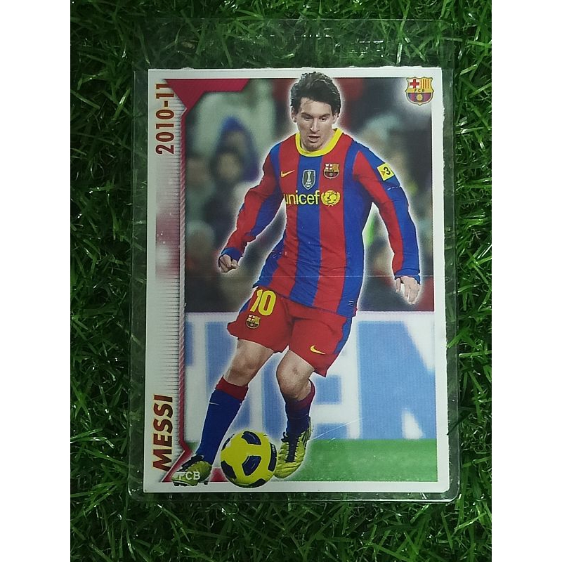 Lionel Messi Stickers Fc Barcelona 2010/2011 panini | Shopee Thailand