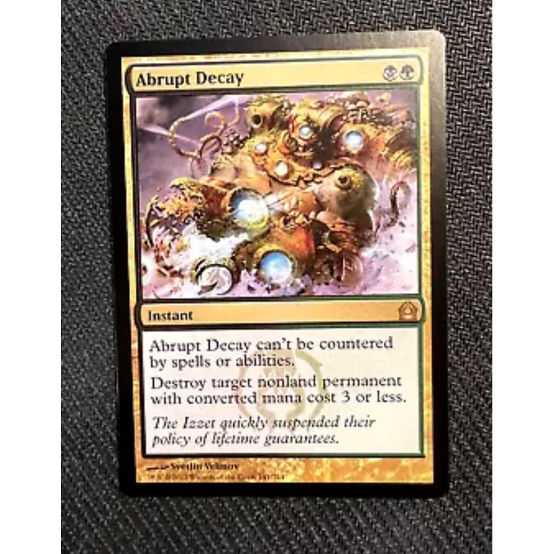 การ์ด MTG Abrupt Decay Multi Magic the gathering EDH รุ่น RTR TSR สภาพ ...