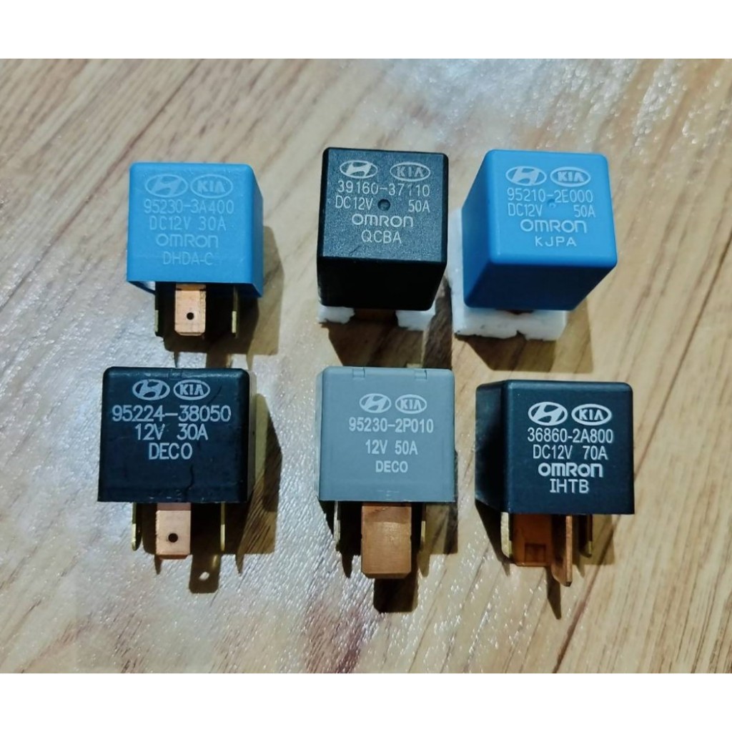 Relay DECO 95230-2P010 / 95224-38050 / 36860-4X000 4 ขา DC 12V 30A/50 ...