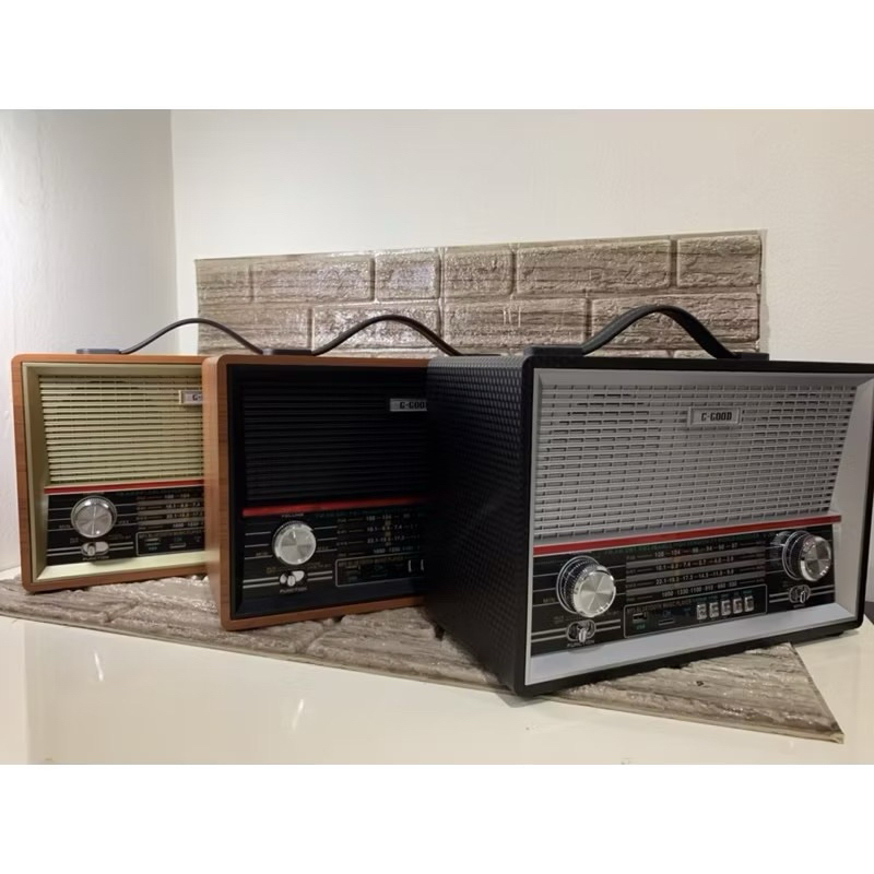 G-GOOD วิทยุ บลูทูธ/USB/ AM/FM/SW1-2 4 BANDS รุ่น G-268 BIG วิทยุโบราณ วิทยุคลาสสิค | Shopee ...