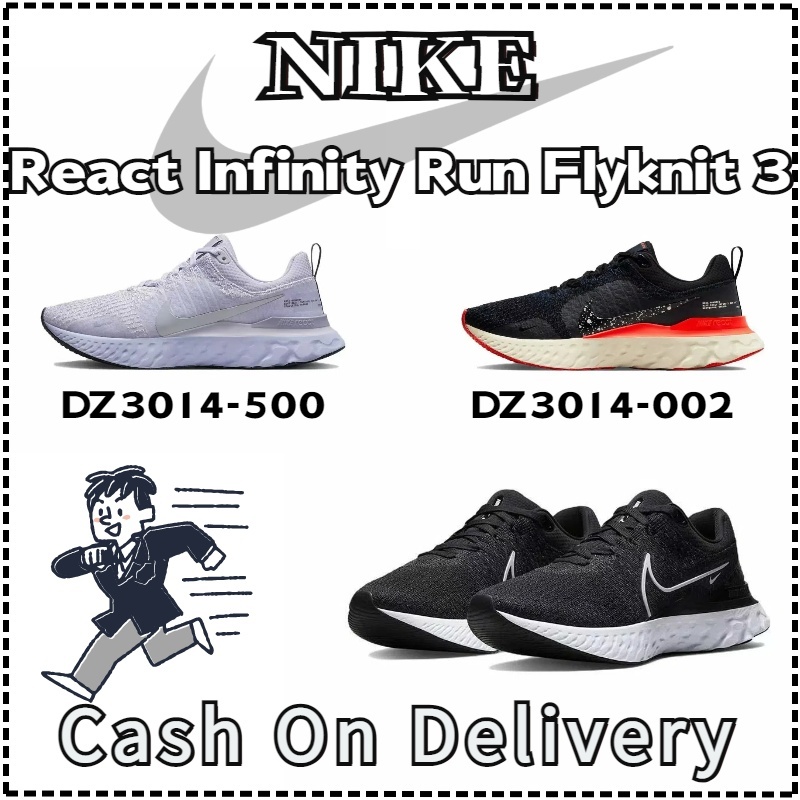 【NIKE OFFICIAL STORE】Nike React Infinity Run Flyknit 3 รองเท้าวิ่งสบาย ...