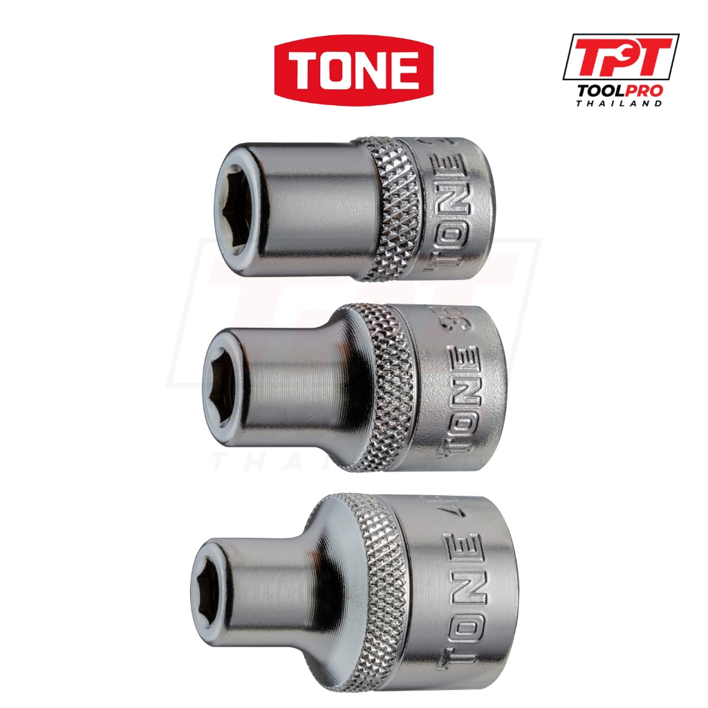 Tone อะแดปเตอร์ 1/4" Hex Bit -> Square Drive Socket Adapter | Shopee ...