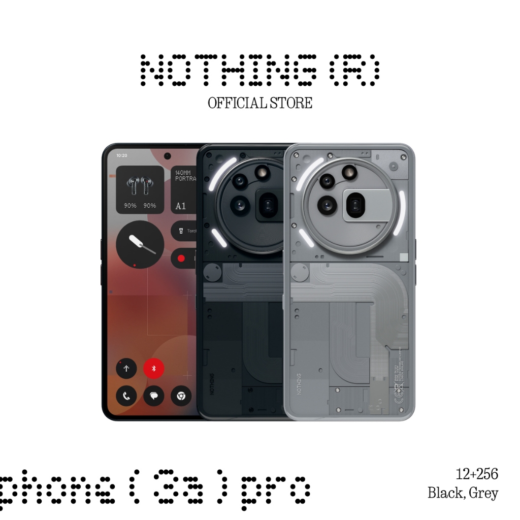 Nothing Phone ( 3a ) Pro 12+256GB โทรศัพท์มือถือ Smartphone | Shopee ...
