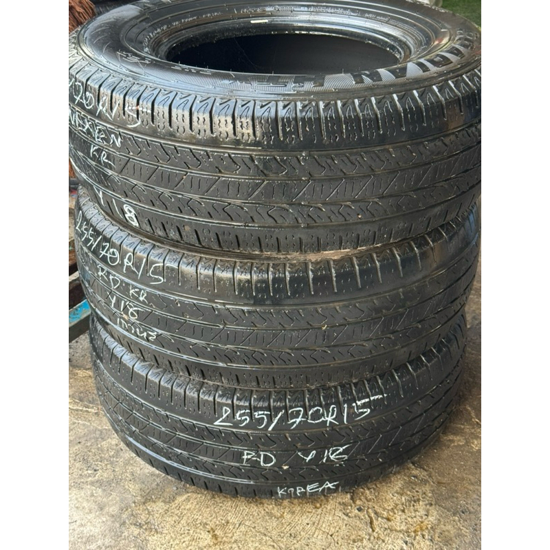 255/70 R15 ปี18 เน็กเซน ดอกพอใช้ได้ ไซด์หายาก | Shopee Thailand