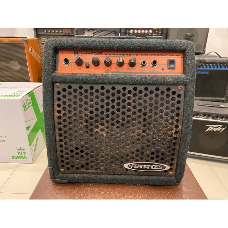 Fernandes DS-15 แอมป์กีต้าร์ไฟฟ้า มือสอง สภาพสวย ดอกลำโพง 6 นิ้ว 15w ...
