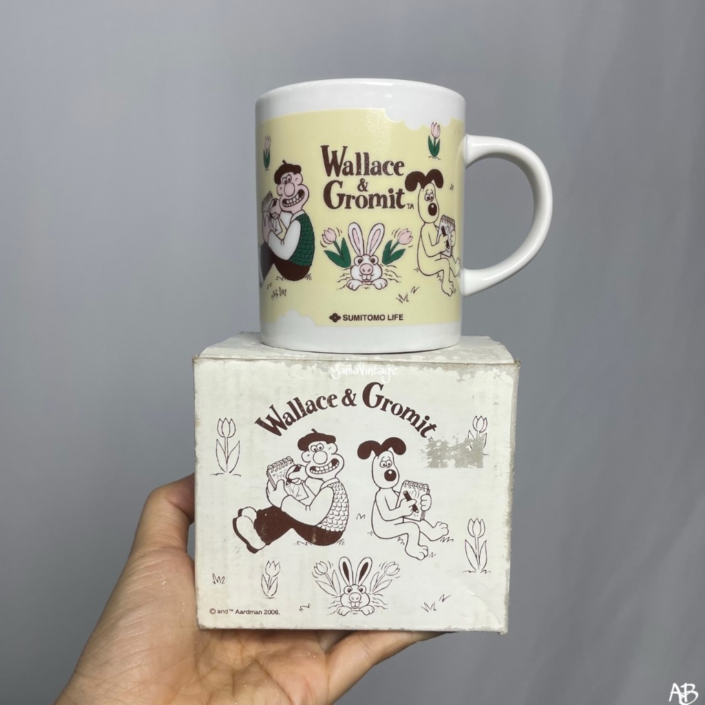 Wallace and Gromit Mugs แก้วมัค วอลเลซ แอนด์ กรอมิต แก้วเซรามิค ปี 2006 ...