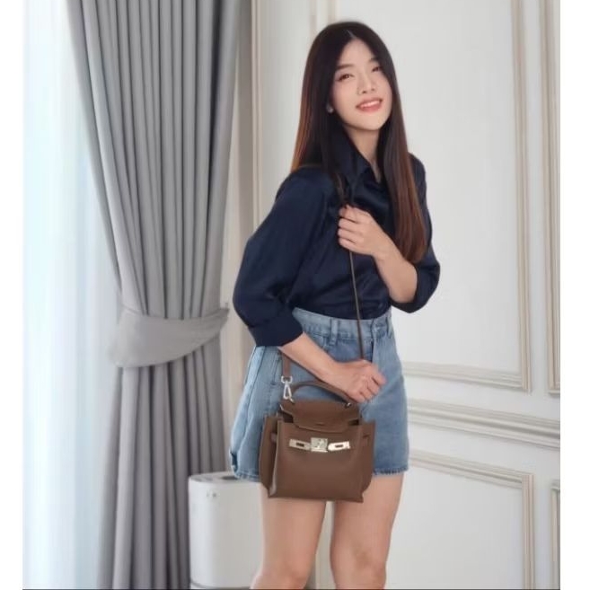 decemberlove_brand DC Audrey M หนังแท้(หนังวัว) | Shopee Thailand