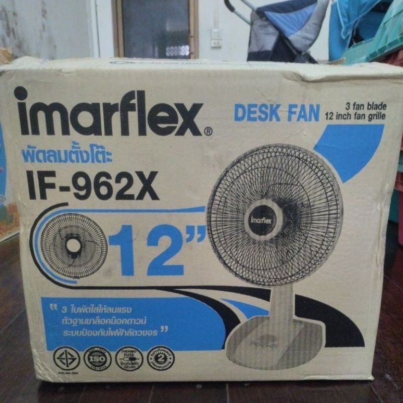 พัดลมตั้งโต๊ะ imarfler รุ่น IF-962X ขนาด 12" | Shopee Thailand