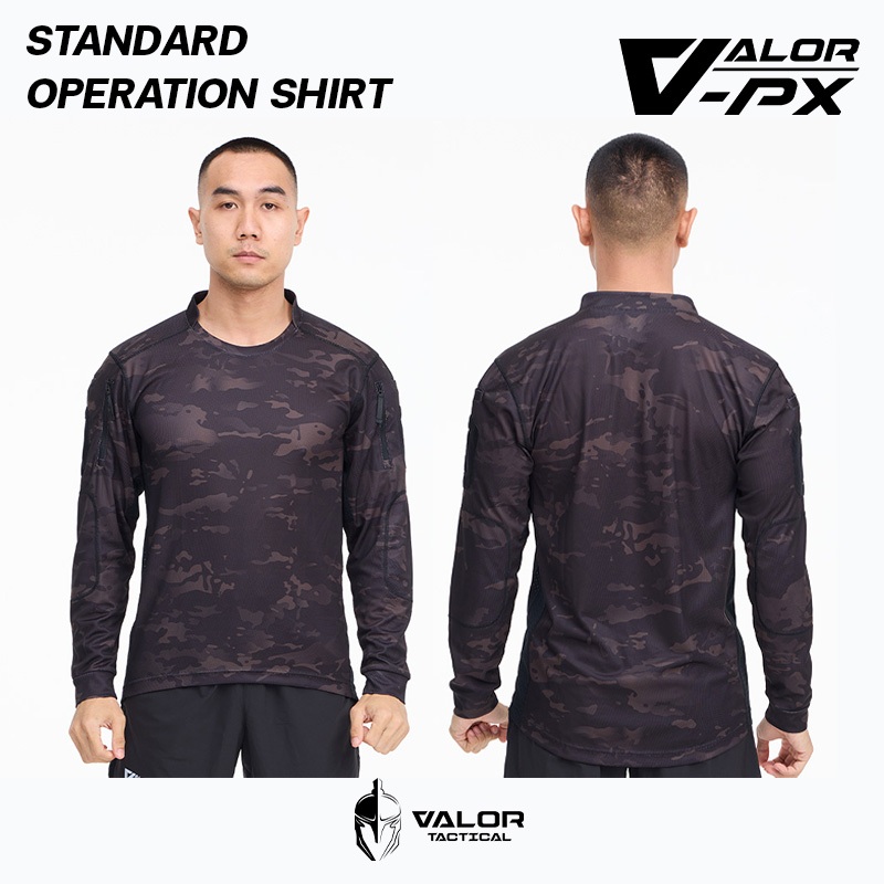 Valor PX Standard Operation Shirt, SOS (Black Multicam) เสื้อแขนยาว ...