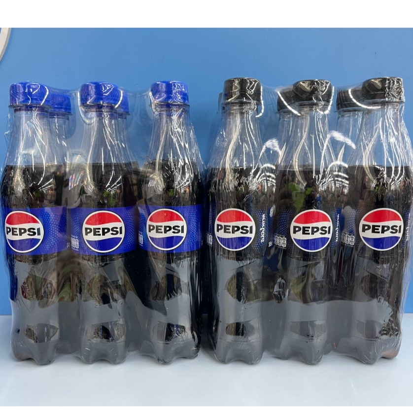 PEPSI เครื่องดื่มเป็ปซี่ -โคล่า และ เป๊ปซี่ไม่มีนำ้ตาล ปริมาณสุทธิ 345 ...