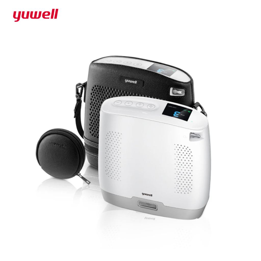 YUWELL เครื่องผลิตออกซิเจนแบบพกพา รุ่น SPIRIT-3 | Shopee Thailand