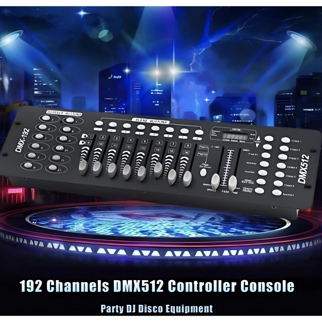 บอร์ดคุมไฟเวที 192 DMX Controller DJ Equipment DMX 512 Console Stage ...