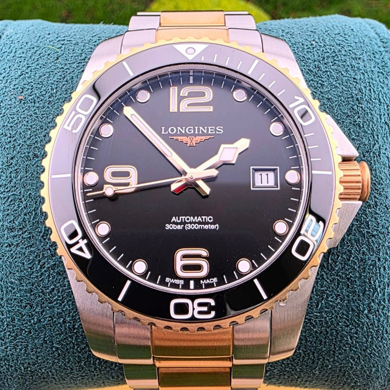 LONGINES HYDROCONQUEST L37813587 Rose Gold | Shopee Thailand