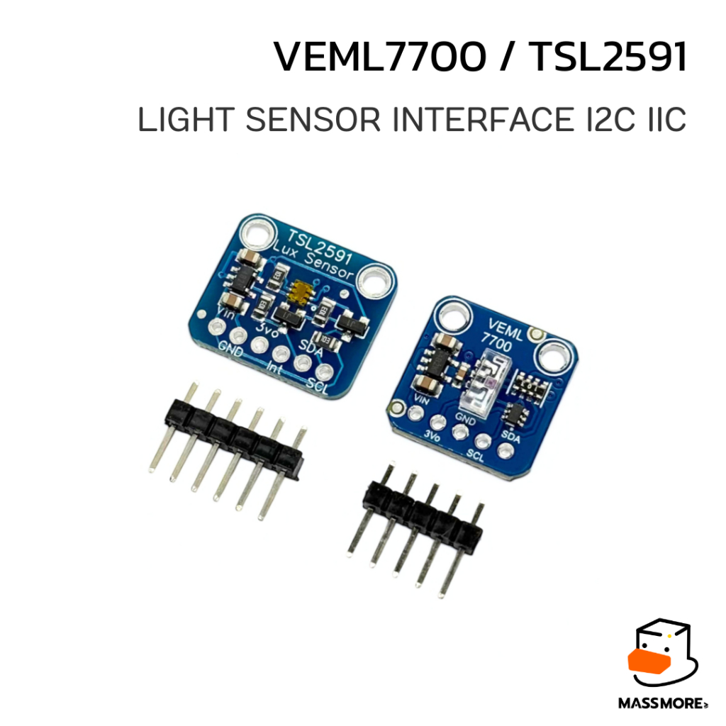เซ็นเซอร์วัดแสง LUX Sensor Light Meter Interface I2C IIC VEML7700 ...