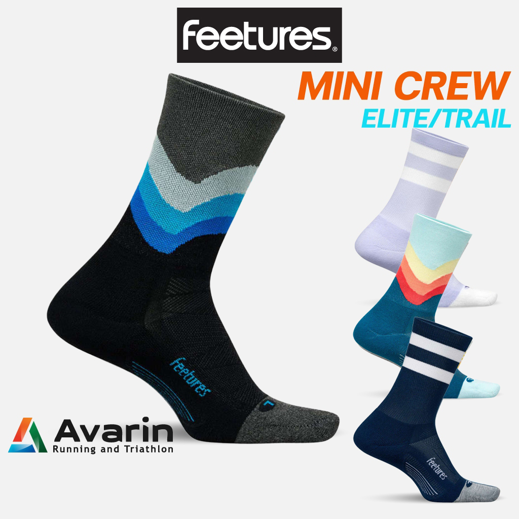 Feetures Elite/Trail Mini Crew 25 ถุงเท้าวิ่งมาราธอน ขายดีอันดับหนึ่งใน ...