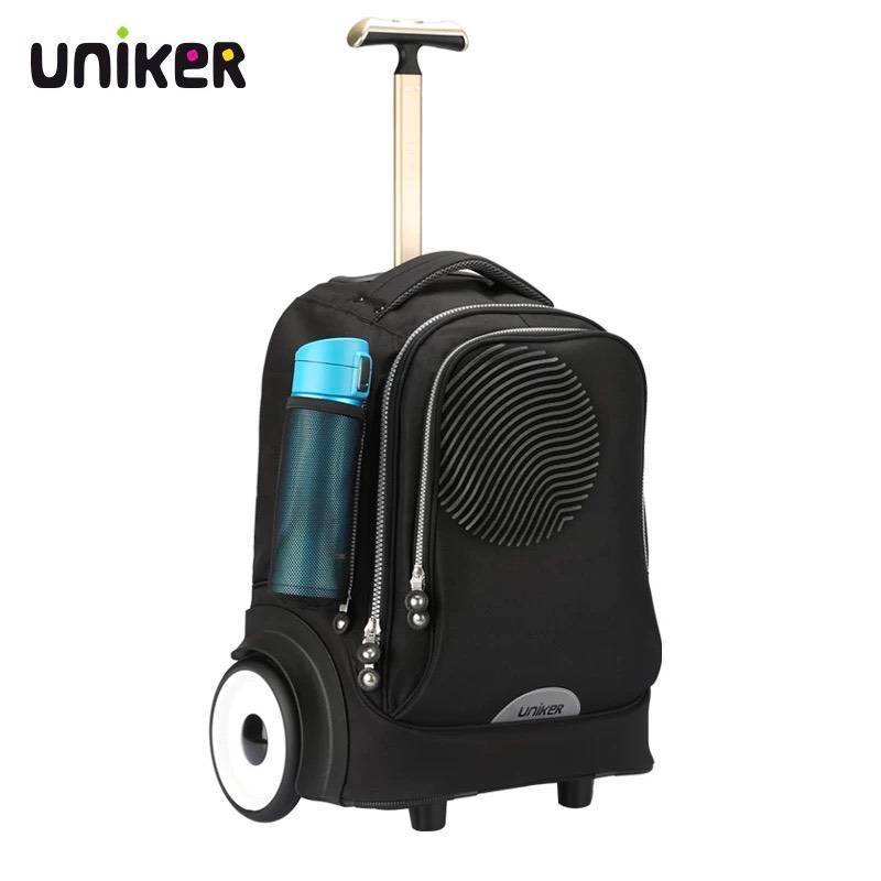 UNIKER กระเป๋านักเรียนล้อลาก (รุ่น White Wheel ) | Shopee Thailand