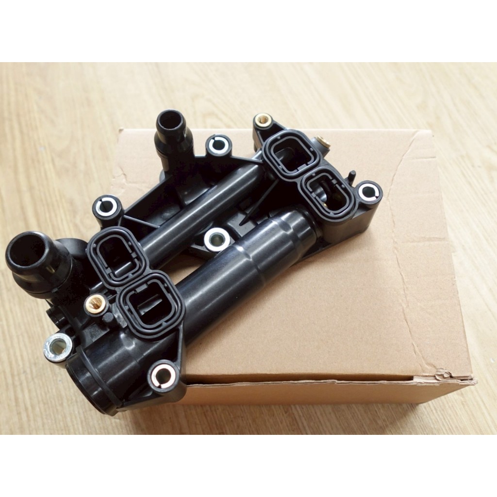 เสื้อออยล์คูลเลอร์ BMW (Engine oil cooler thermostat) เครื่อง N47 (Gen ...